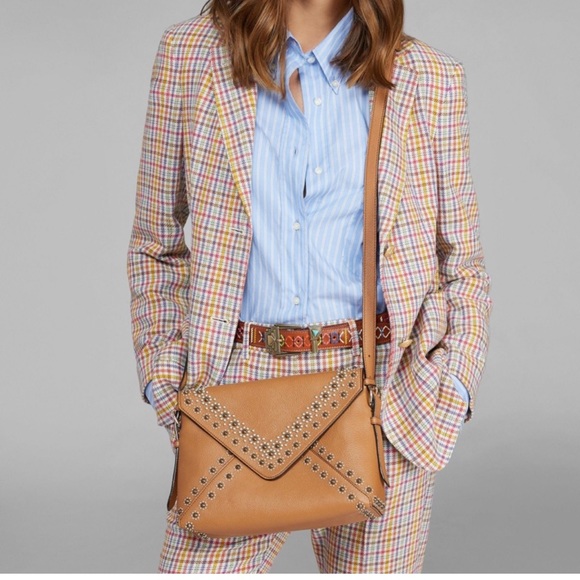 Etro | Bags | Etro Leather Goa Bag With Studs Color Bruciato Goa Bag ...
